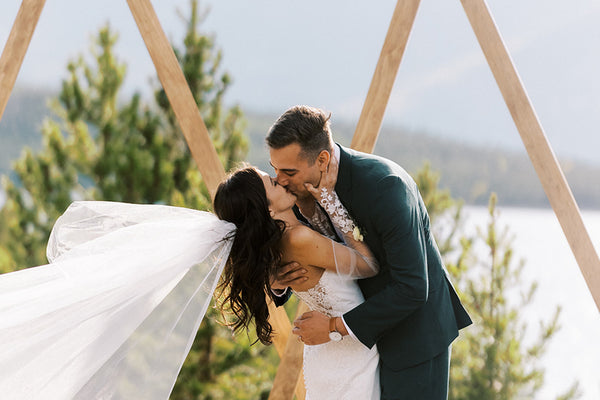 Mountain Wedding: Ashley & Nicholas' Rustic Celebration in the Forest