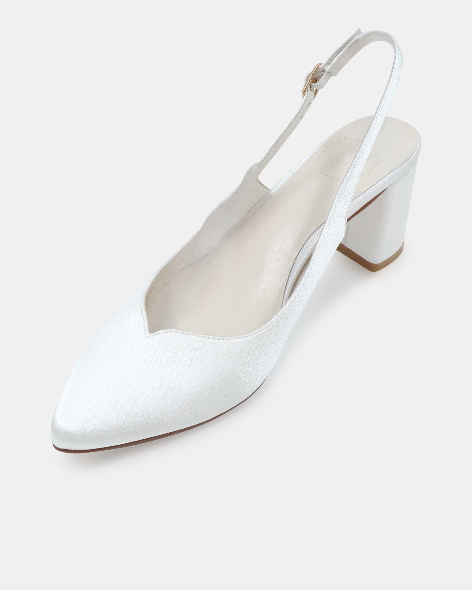 Closed Toe Bridal Shoes with comfortable block heel